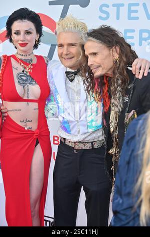 Adrien Skye, Corey Feldman, and Steven Tyler attend the 6th Annual Jam ...