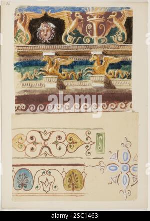 House of Adonis and Venus VI 7,18 Pompeii preliminary Drawing by ...
