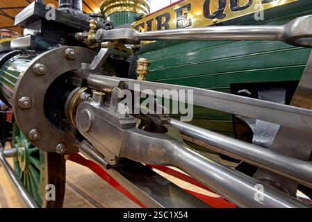 Connecting rods of Fire Queen, 1848 built narrow gauge steam locomotive ...