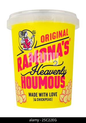 Ramona's original heavenly houmous made with chickpeas in a 500g tub ...