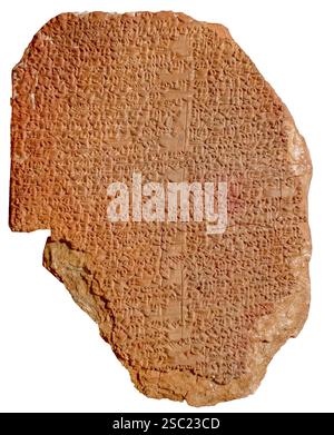 6270. Epic of Gilgamesh, cuneiform clay tablet, Babylonian period 2000 ...