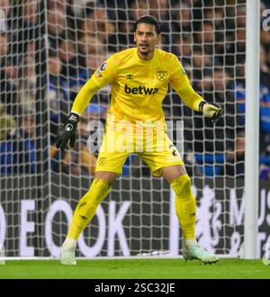 Alphonse Areola Goalkeeper of West Ham looks on during the Premier ...