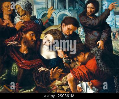 Workshop of Jan Sanders van Hemessen - The Calling of Matthew Stock ...