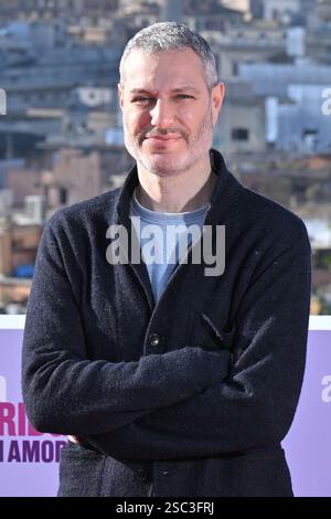 Roma, Italia. 05th Feb, 2025. Sit-in dei tassisti a Bocca della Verità ...