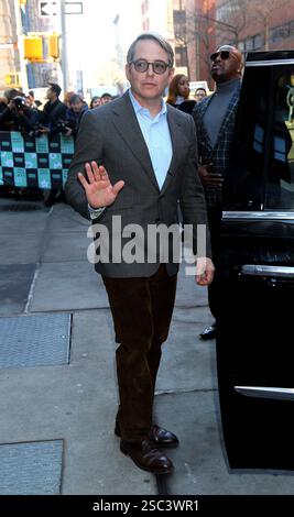 Actor Matthew Broderick made an appearance at Build Series on February ...