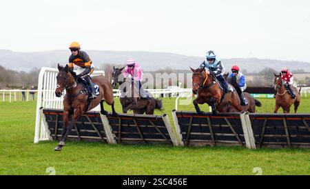 Viyanni ridden by Paul O'Brien (left) on their way to winning the ...