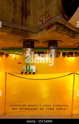 In the reactor basement underneath the nuclear power plant at Dungeness ...