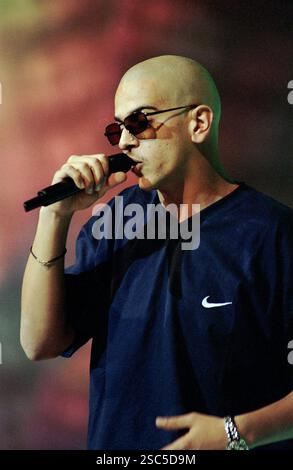 Milan Italy 02/06/1996: Tormento,italian rapper,Fihs,italian Dj and the ...
