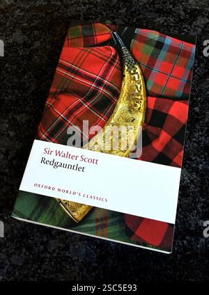 Book cover "Redgauntlet" by Sir Walter Scott Stock Photo - Alamy