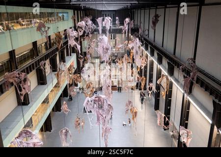 Open Wound by Mire Lee on display in the Turbine hall at The Tate ...