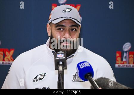 Philadelphia Eagles offensive tackle Jordan Mailata appears on the ...