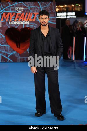 Matthew Broome attends the UK premiere of Your Fault London at ...
