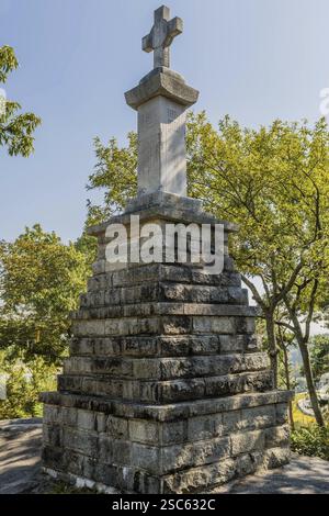 Iksan, South Korea, October 12, 2022: Statue of Father Kim Daegun at ...