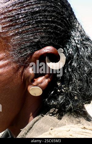 Hairstyle And Jewelry. Tigrinya Woman (Ethiopia Stock Photo - Alamy