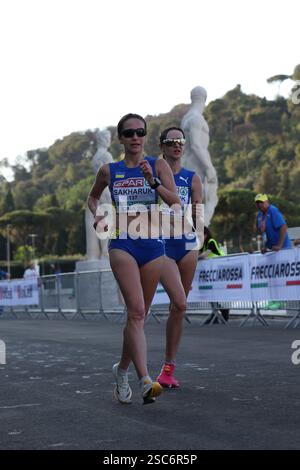 Olena SOBCHUK ( Ukraine ) & Mariia SAKHARUK ( Ukraine ) in the 20km ...