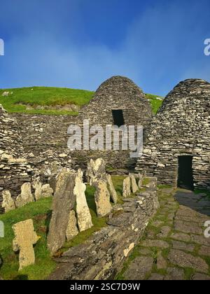 Skellig Michael Monastery Beehive Cells, Skellig Michael, County Kerry ...
