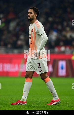 Devyne Rensch of AS Roma during the Italian Serie A, 2025/26 season ...