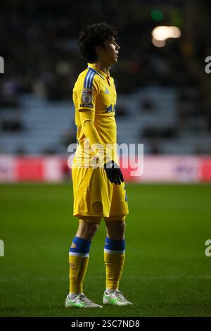 Ao Tanaka of Leeds United during the Emirates FA Cup Third Round match ...
