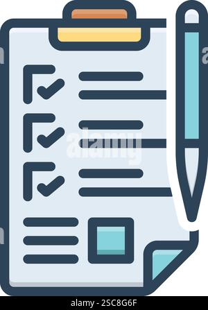 Icon for questionnaire, interrogatory Stock Vector Image & Art - Alamy