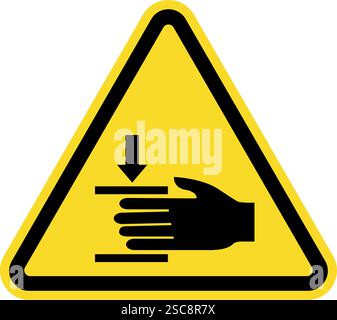 Hand Crush Robot Symbol Sign Isolate On White Background,Vector ...