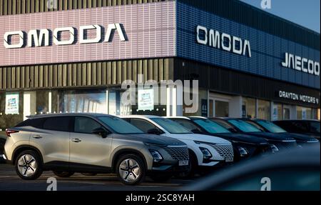 25/01/25 General view of Omoda dealership, Grantham. Simon Jackson ...