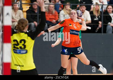 Odense, Denmark. 05th Feb, 2025. Helene Fauske (8) of Odense Handball ...
