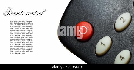 android set top box TV remote control Stock Photo - Alamy