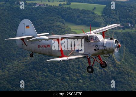 Vintage aircraft, Antonov AN-2, the largest single engine biplane in ...