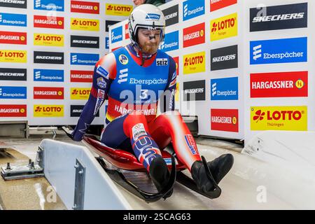 Jonathan Eric Gustafson (USA) beim Start, 26.01.2025, Oberhof ...