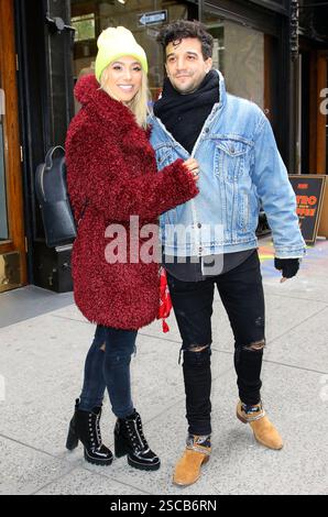 Dancer Mark Ballas and his wife singer/songwriter BC Jean seen out in ...