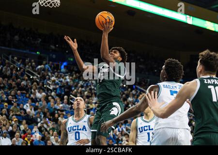 Michigan State guard Jase Richardson (11) celebrates a play against ...