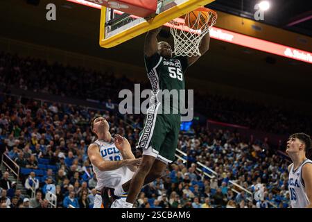 Michigan State forward Coen Carr (55) in action during the first half ...