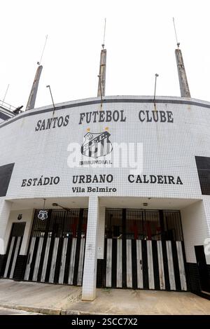 Vila Belmiro Stadium Neymar of Santos, during the match between Santos ...