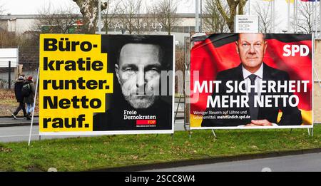 Bundestagswahl 2025. Wahlplakat der FDP Christian Lindner. Wohlstand bleibt, wenn Wirtschaft ...