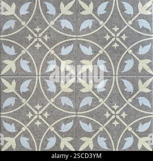 Colonial heritage patterned tiles in random various patterns. Batik ...