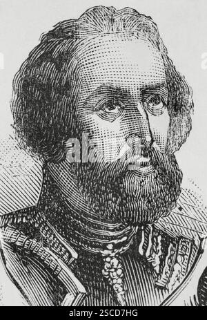 Hernán Cortés (La Ilustración Española y Americana Stock Photo - Alamy