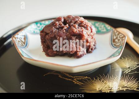 Anko, Japanese Sweet red bean paste Stock Photo - Alamy