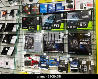 GEFORCE RTX display cards in the computers at JD Mall in Wan Chai, Hong ...