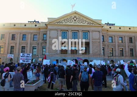 Arizona State Capital Protest on Feb 5th, 2025 Stock Photo - Alamy