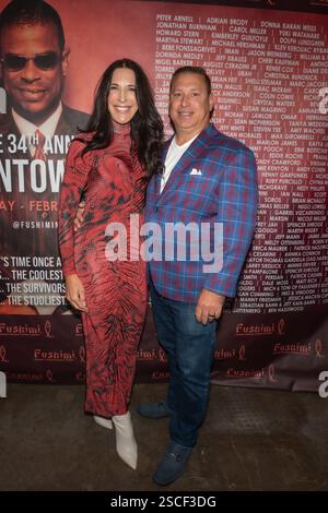 Lisa Fasano and Mario Fasano attends George Wayne's 2025 Downtown 100 ...