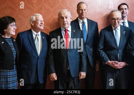 Senate Majority Leader John Thune, R-SD, speaks during a press ...