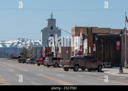 Downtown Fairfield, Idaho Stock Photo - Alamy