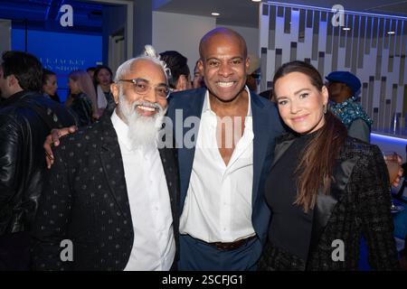 Terry Singh attends the Blue Jacket Fashion Show first annual Blue Ball ...