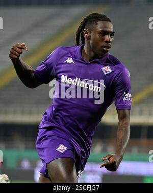 Fiorentina’s Moise Kean goal of 2-1 during the UEFA Conference League ...