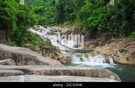 surroundings and landmarks of Yang Bay waterfall in Vietnam Stock Photo ...