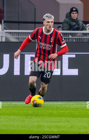AC Milan's Alex Jimenez during the Italy Cup Frecciarossa soccer match ...