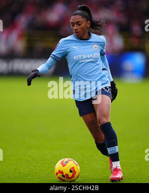 Manchester City's Kerolin during the Barclays Women's Super League ...