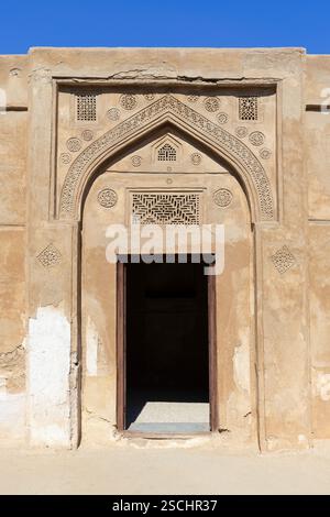 The 18th-century Riffa Fort in Riffa, Bahrain on a beautiful sunny ...