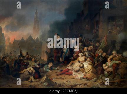The Spanish Fury in Antwerp 1837 by Ferdinand De Braekeleer I Royal ...
