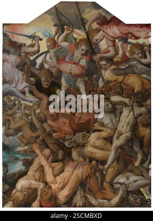 The Fall of the Rebel Angels 1554 Frans Floris I 1515-1570 Royal Museum ...
